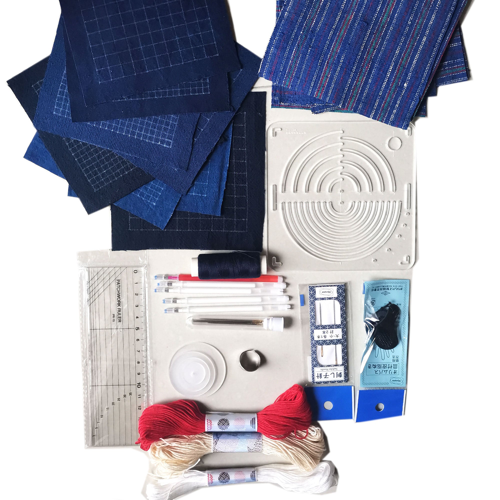 Neza Studio Sashiko Stitching Kits DIY Slow Stitching Sashiko Luxury s ...